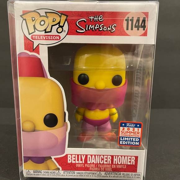 Funko | Toys | Funko Pop The Simpsons Belly Dancer Homer Simpson 144 ...